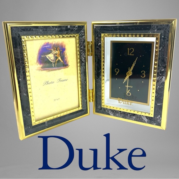 DUKE | Office | Duke University Commemorative Clock Photo Frame Elegant ...